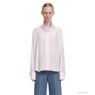 Givenchy Deconstructed Collar Shirt