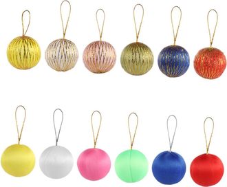 Cabilock 48stücke Teiliges Bunte Weihnachtskugeln ø Leichte Christbaumkugeln Aus Hochwertigem Material Langlebig Und Vielseitig Für Tannenbaum Dekorationen Woh