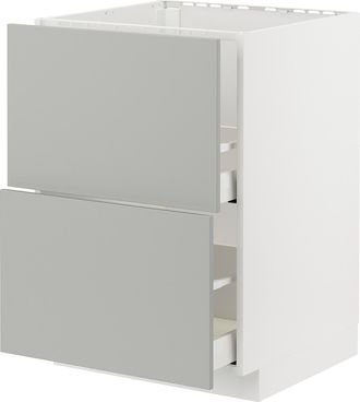 IKEA METOD / MAXIMERA Unterschr. f Spüle/2 Fronten/2Sch