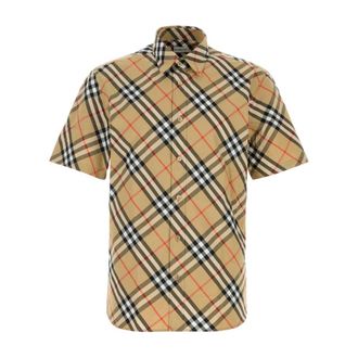 Burberry Homme, Chemises, Multicolore, Taille: XL Short Sleeve Chemises