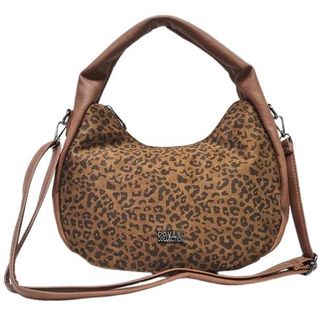 Coveri Collection Sac &agrave; bandouli&egrave;re pour femme en cuir synth&eacute;tique imprim&eacute; l&eacute;opard, avec bandouli&egrave;re r&eacute;glable amovible, poches multiples, dimensions 32 x 23 x 11 cm, Ar