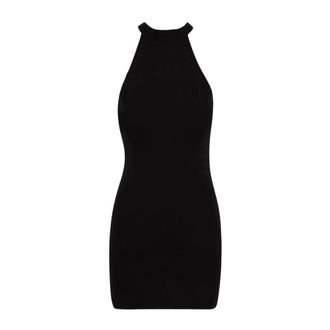 Akep Kleid mit kurzem Schnitt - - Dresses - Damen - Schwarzk - S