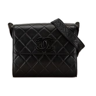 Chanel Pre-owned Gesteppte Leder Schultertasche mit verstellbarem Riemen - - Pre-owned - Damen - Schwarzk - ONE SIZE