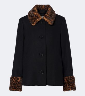 Rixo Veste Aldith en laine m&eacute;lang&eacute;e