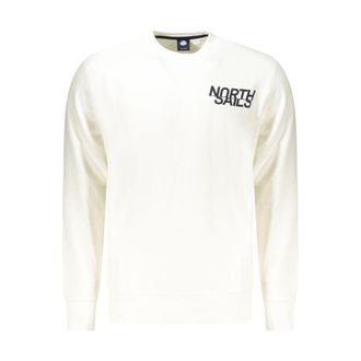 North Sails Wei&szlig;er Baumwoll-Herren-Sweatshirt