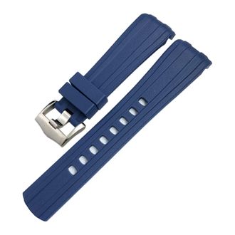 Generic 19 mm 20 mm Gummi 21 mm 22 mm passend f&uuml;r Moon Watch AT150 300 gebogenes Endarmband