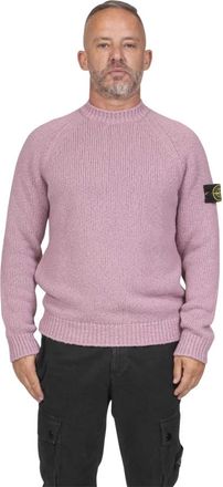 Stone Island Homme, Pulls, Rose, Taille: L Pull ras du cou