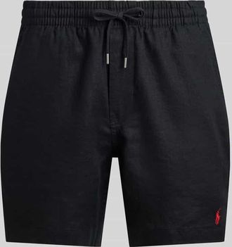 Polo Ralph Lauren Leinenshorts mit Tunnelzugbund und Logo Stitching