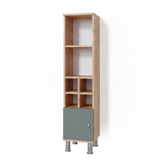 Vicco Midischrank Gr&uuml;n Fynn 30x131x30 cm - Badezimmerm&ouml;bel, Nutzt den vorhandenen Platz optimal aus - auch in kleinen R&auml;umen