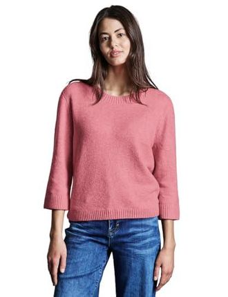 Street One A302875 Pull en Tricot avec col Rond, Sugar Coral Mel, 36 Femme