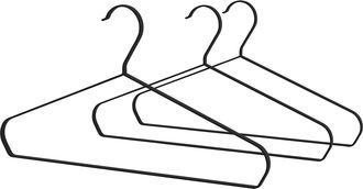 IKEA STRYKIS Kleiderb&uuml;gel, Schwarz