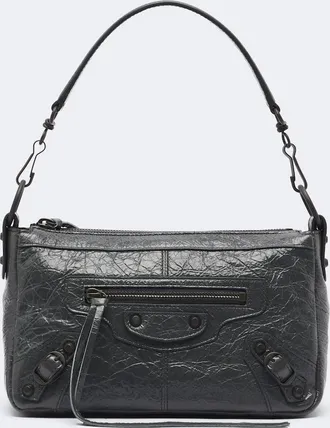 Balenciaga Schultertasche Le City Moto Mini aus Leder