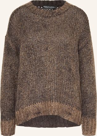 Repeat Repeat Pullover Mit Cashmere braun