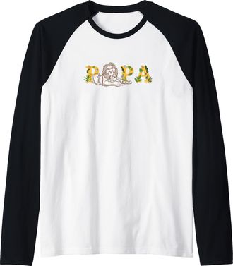 Disney The Lion King Papa Fathers Day Mufasa & Simba Sketch Raglan