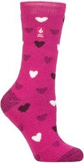 Heat Holders SOCKSHOP Femme 1.6 TOG Lite À motifs et à rayures Chaussettes thermiques Paquet de 1 (FR/ES, Numérique, 37, 42, Taille normale, Taille normale, Jasmin