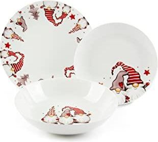 Excelsa Gnomo Tellerservice 18-teilig