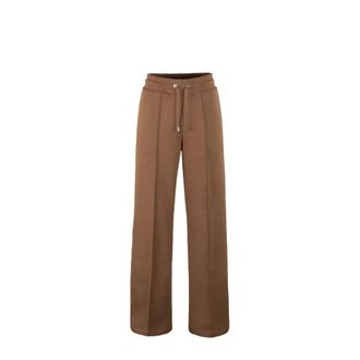 Moorer Femme, Pantalons, Brun, Taille: 40 FR Wide Pantalons
