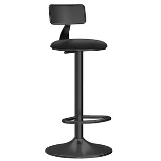 Generic Barhocker in Tresenh&ouml;he, h&ouml;henverstellbare Barst&uuml;hle mit R&uuml;cken- und Fu&szlig;st&uuml;tze f&uuml;r Kosmetikstudio, B&uuml;ro, Zuhause, K&uuml;che, drehbarer hoher Hocker, Esszi