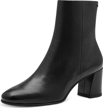 Tamaris Damen Absatzstiefelette Blockabsatz Vegan; BLACK, EU 36