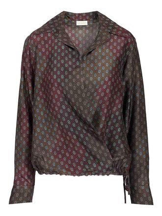 Dries Van Noten Blouse - Rouge Brun