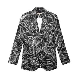 Michael Kors Blazer mit Palmenprint - - Jackets - Damen - Grau - S