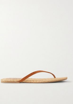 Staud Tongs En Daim Freja - Marron