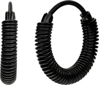 Liebeskind Liebeskind Berlin Ohrringe - Edelstahl Twist - Gr. unisize - in Schwarz - f&uuml;r Damen