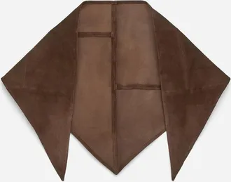 Arket Veloursledertuch -Braun