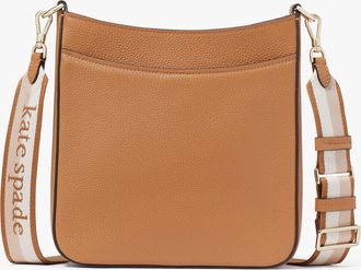 Kate Spade New York Kate Spade Hudson Kuriertasche Zum Umh&auml;ngen Aus Genarbtem Leder, Gro&szlig; f&uuml;r Frauen in Bungalow | LEDER