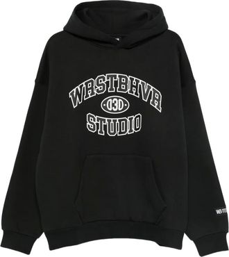 Worst Behavior Hoodie mit Logo-Print - Schwarz