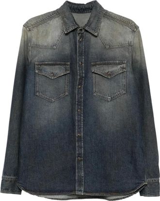 Nine In The Morning Homme, Chemises, Bleu, Taille: XL 9Fw26-Tb06 Dll94 Chemise en jean