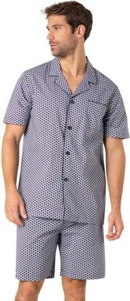 Eminence Pyjama Court Ouvert Homme Popeline