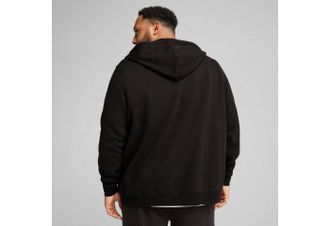 Puma Kapuzensweatjacke ESS NO 1 LOGO FULL-ZIP HOODIE FL mit verstellbarer Kapuze, f&uuml;r Freizeit und Sport