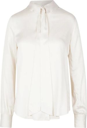 Alessia Santi Femme, Blouses et Chemises, Beige, Taille: 40 FR Camicia in rasatello