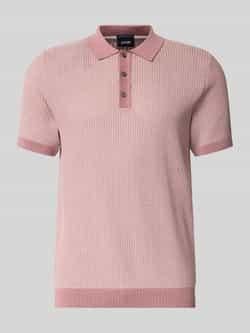 Joop Slim Fit Poloshirt mit Strukturmuster Modell Brianoro