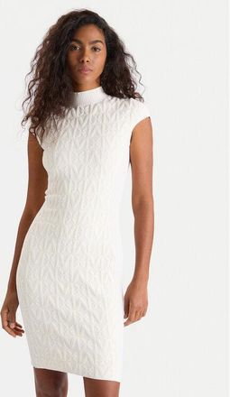 Guess Kleid f&uuml;r den Alltag 4BGK0A 5661Z Beige Bodycon Fit