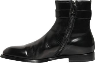 Dolce & Gabbana Femme, Chaussures, Noir, Taille: 41 EU Bottes Mi-Mollet
