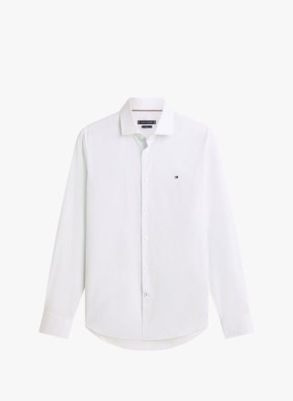 Tommy Hilfiger Chemise droite en coton m&eacute;lang&eacute;