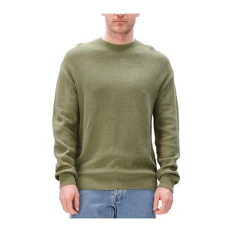 Anerkjendt Akebbe Baumwoll-/Seidenstrick - - Knitwear - Herren - Gr&uuml;n - M