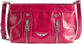 Zadig&Voltaire Femme, Sacs, Rose, Taille: ONE Size Sunny Mood Vintage Patent Bag