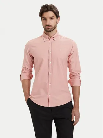 HUGO BOSS Hemd H-Roan 50555920 Rosa Slim Fit