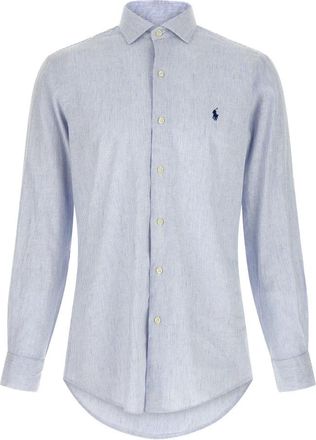 Polo Ralph Lauren Homme, Chemises, Bleu, Taille: L Micro-striped Shirt