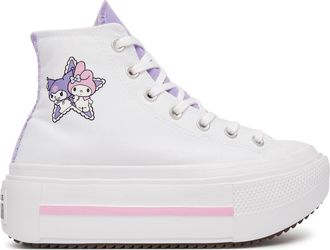 Converse Sneakers aus Stoff Converse Chuck Taylor All Star Lift Double Stack A21835C Wei&szlig;