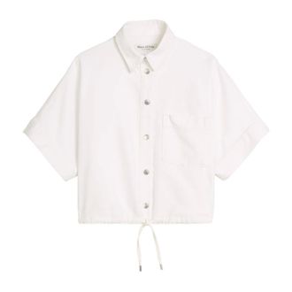 Marc O'Polo Damen, Blusen & Hemden, Wei&szlig;, SGr&ouml;&szlig;e