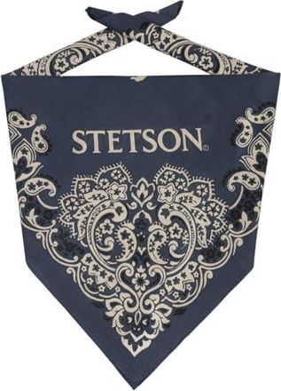 Stetson Bandana Paisley Femme/Homme - Foulard Bandeau Automne Printemps Hiver &Eacute;t&eacute; Printemps-&eacute;t&eacute; - Taille Unique Bleu