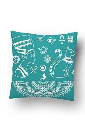 Lulu Home Kissenbezug, Mehrfarbig, 45x45