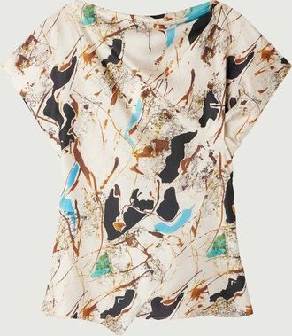 SOEUR BLOUSE FEDORA BLEUE