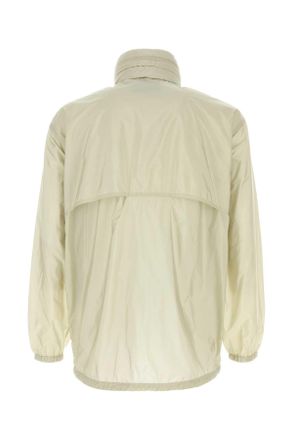 Prada Mens Sand Re-Nylon Windbreaker Talco+cammello Giubbini Jacket