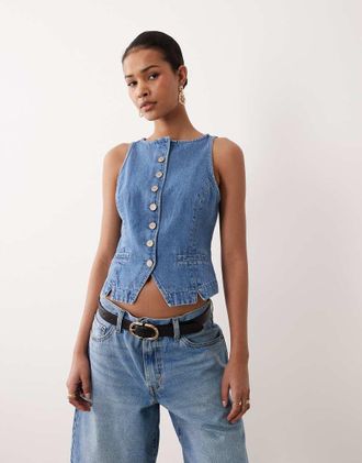 Nobody's Child Emerald - Gilet de tailleur boutonn&eacute; - Bleu moyen
