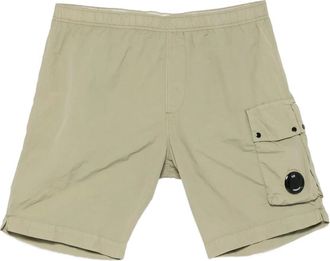 C.P. Company C.p. Company, Homme, Maillots de bain, Vert, Taille: XL Short de bain cargo avec d&eacute;tail de lentille
